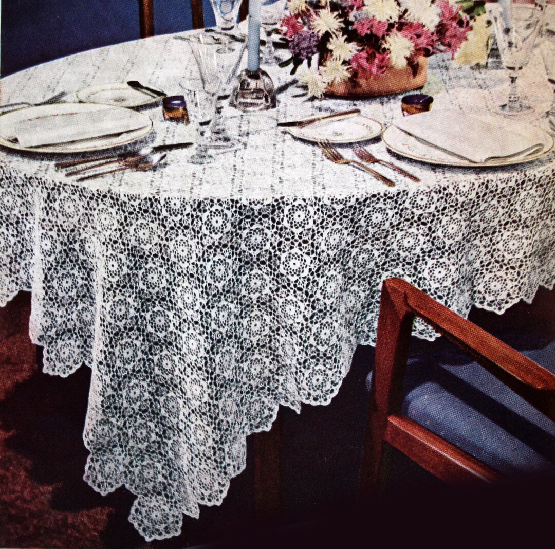 Vintage prairie Rose Crochet Motif Pattern PDF - Etsy