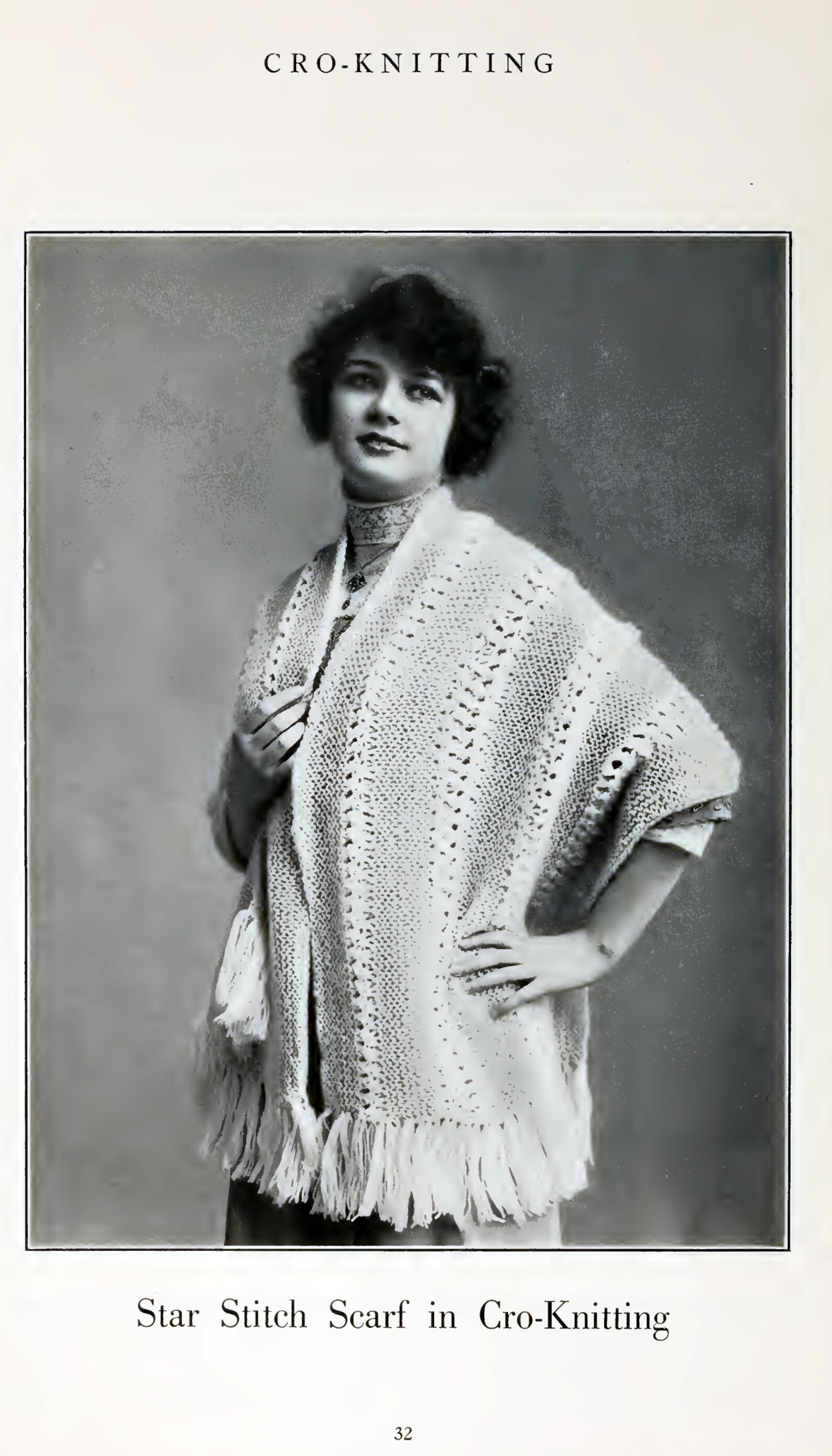 Cro-knitting "the New Art of Worsted Work" Antique Crochet Knitting ...