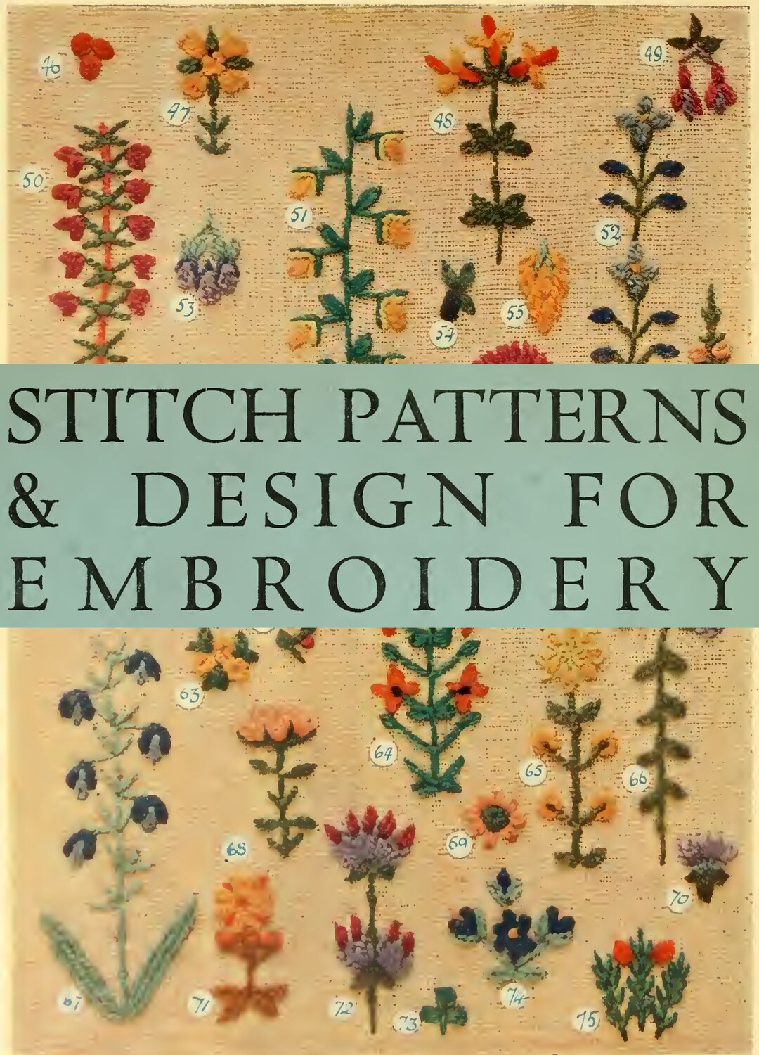 Stitch Patterns & Design for Embroidery, Ebook PDF -- INSTANT Download ...