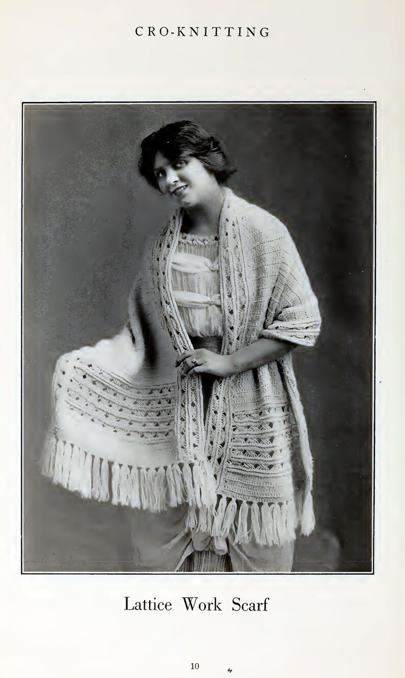 Cro-knitting "the New Art of Worsted Work" Antique Crochet Knitting ...