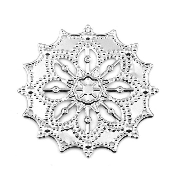 Antique Silver Filigree Metal Stampings / Filligree - Etsy