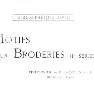 Antique Embroidery Motifs, "motifs Pour Broderies" , Ebook PDF ...