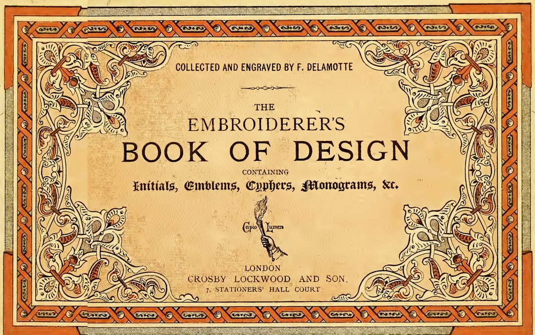The Embroiderer's Book of Design, Ebook PDF -- INSTANT Download ...
