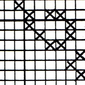 Vintage Filet Crochet Pattern "four Hearts & a Butterfly Doily" Digital ...