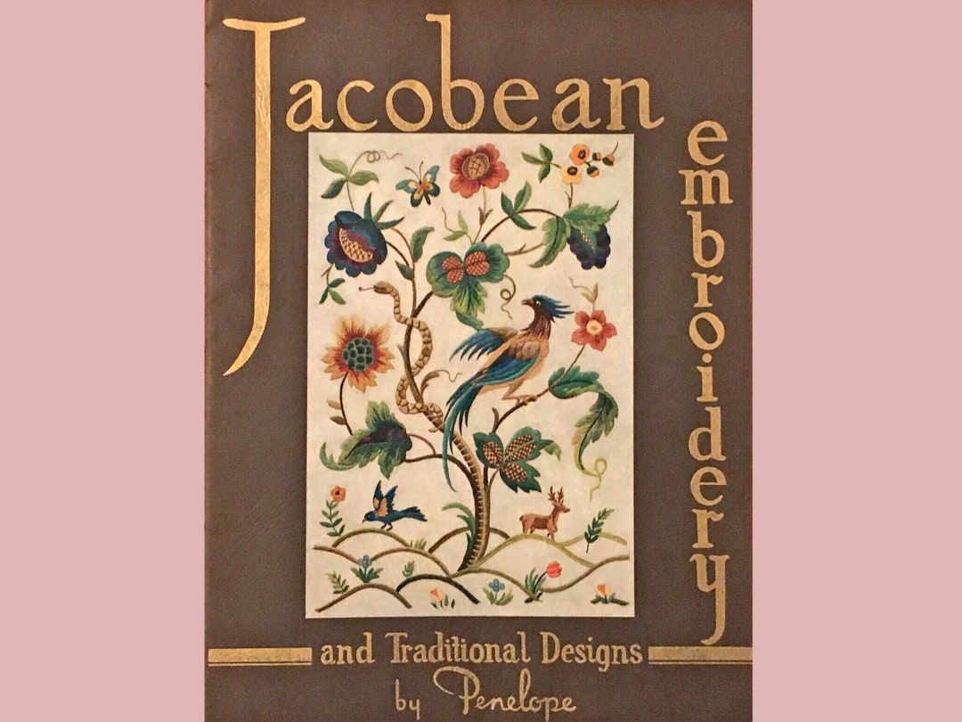 Jacobean Crewel Work & Traditional Designs, Ebook PDF -- INSTANT ...
