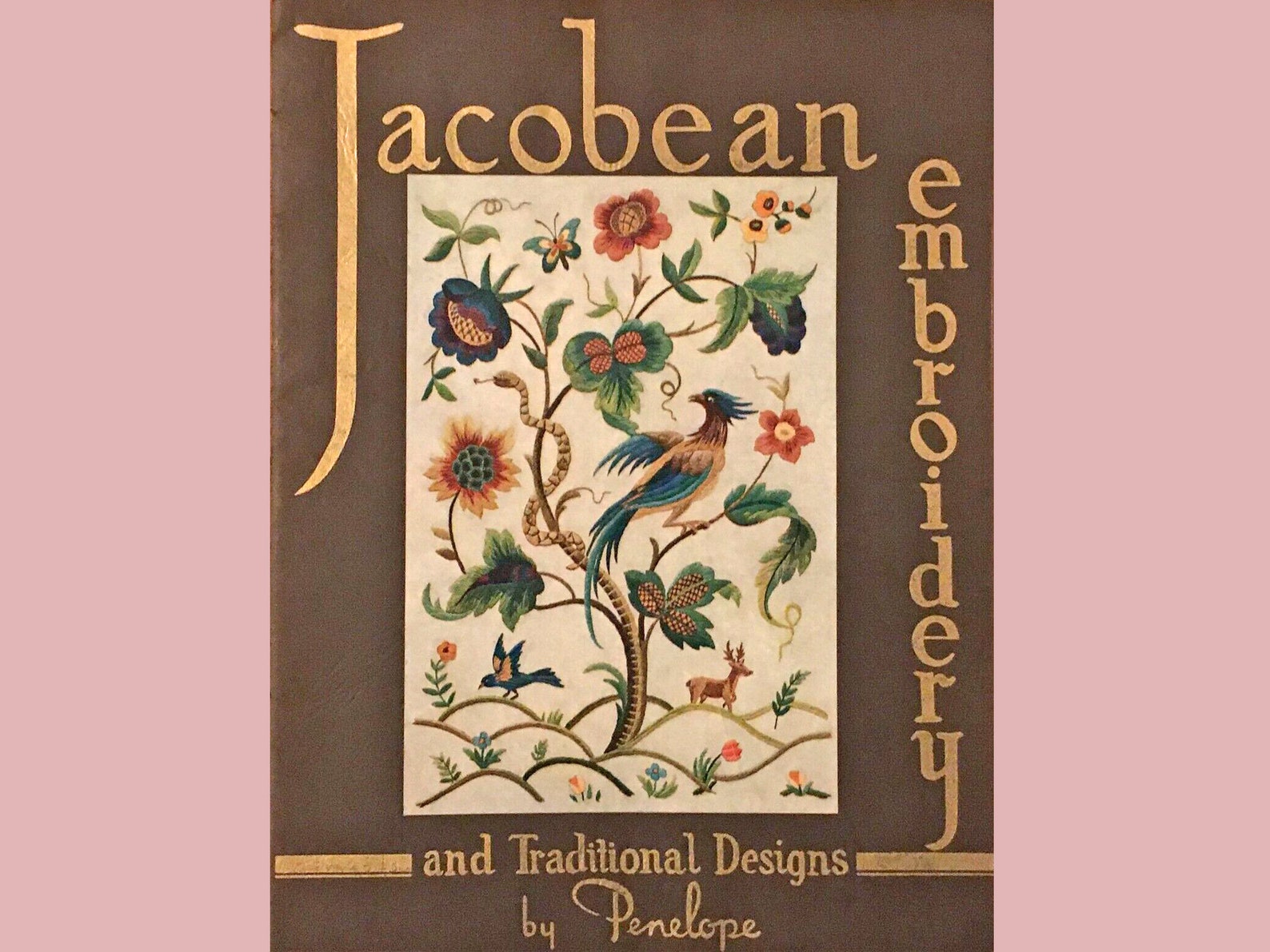 Jacobean Crewel Work & Traditional Designs, Ebook PDF -- INSTANT ...
