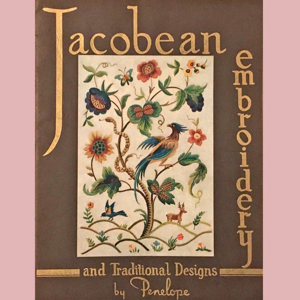 Crewel Jacobean Work - Etsy UK