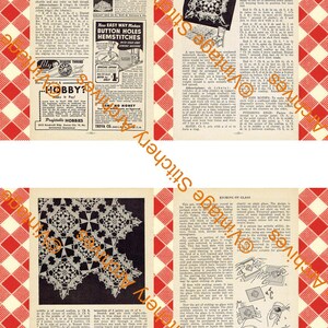 Vintage "workbasket" Magazine PDF, May 1948 | 1940's Crochet, Knitting ...