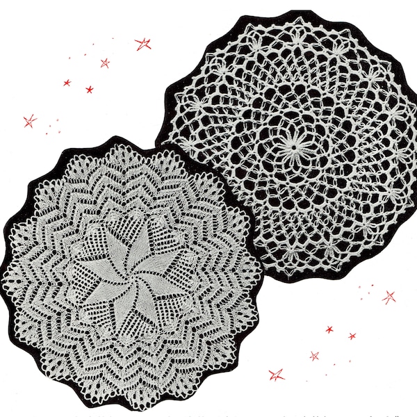Knitted Doily - Etsy