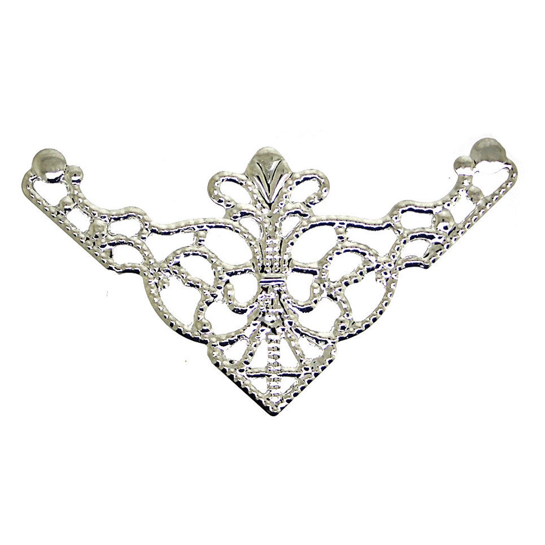 Silver Triangle Filigree Stamping / Filigree Jewelry Finding ...