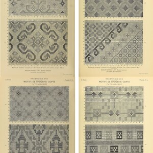 DMC Library Motifs De Broderie Copte (in French), Volume 1, Ebook PDF ...