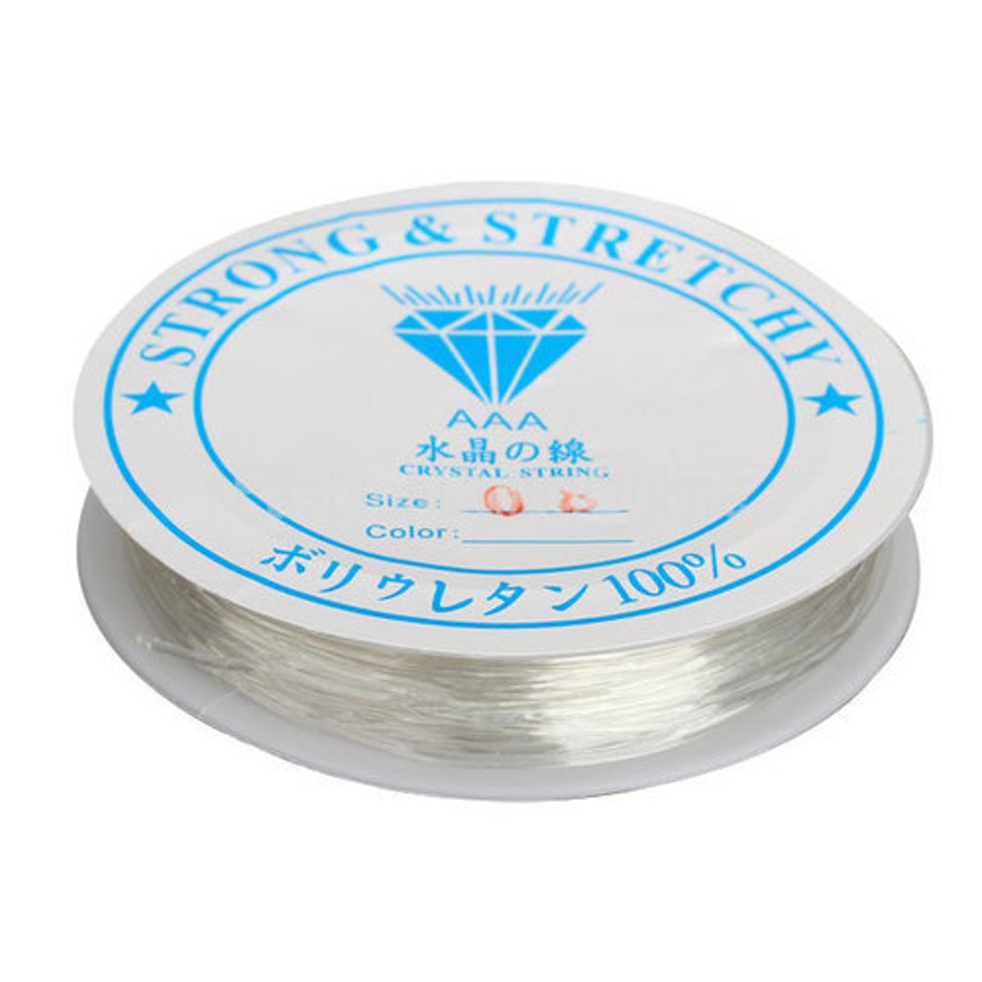 Translucent .6mm Elastic String / Elastic Cord / Clear Beading Thread ...