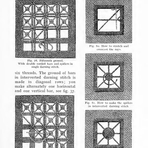 Drawn Thread Work, 1st Series Ebook PDF -- INSTANT Download -- Vintage ...