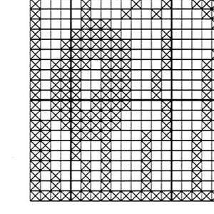 Vintage Peacock Filet Crochet Pattern "royal Birds Filet Crochet Table ...