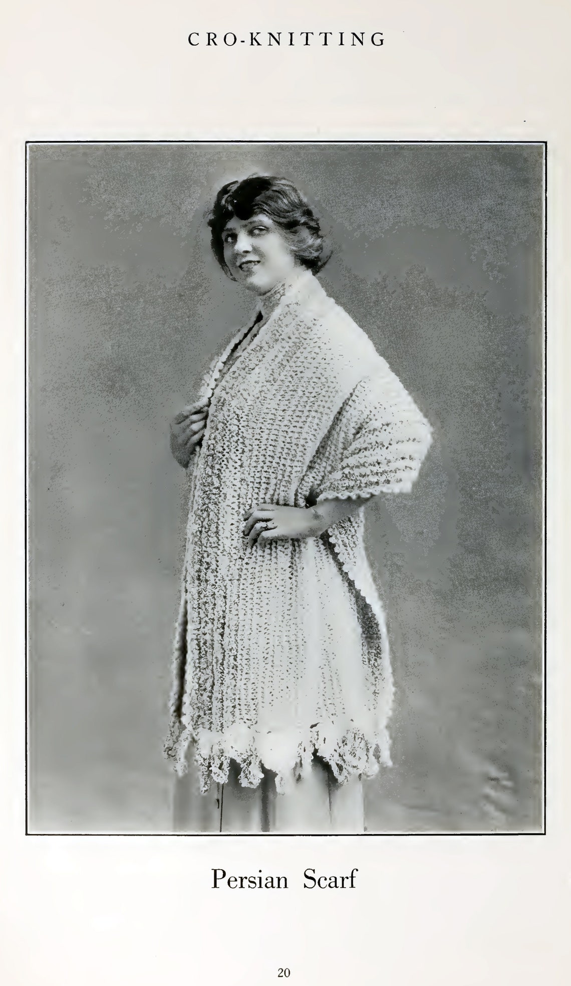 Cro-knitting "the New Art of Worsted Work" Antique Crochet Knitting ...