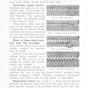 Drawn Thread Work, 1st Series Ebook PDF -- INSTANT Download -- Vintage ...
