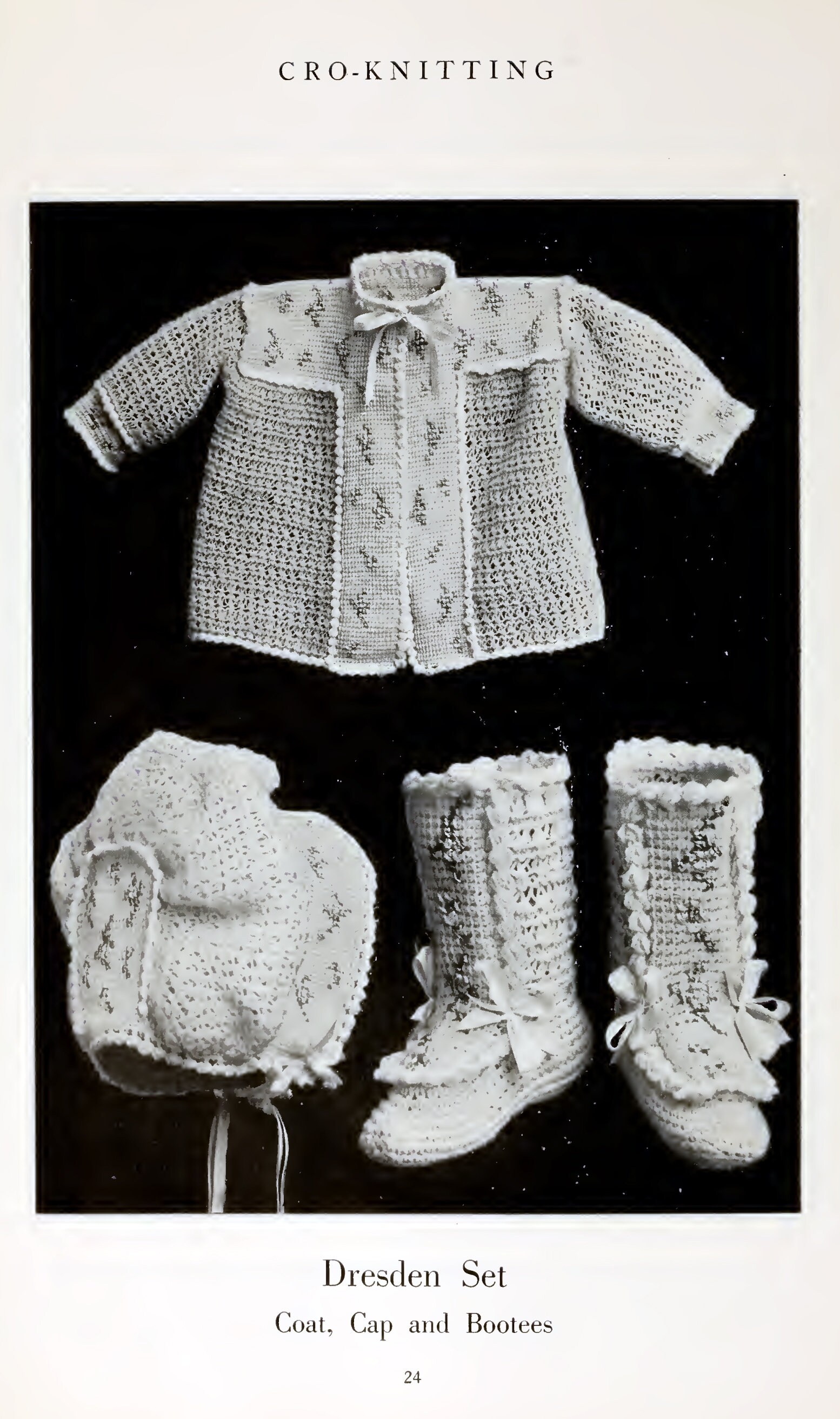 Cro-knitting "the New Art of Worsted Work" Antique Crochet Knitting ...