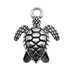 Antique Silver Double-sided Sea Turtle Charms / Beach Charms 10 Pieces ...