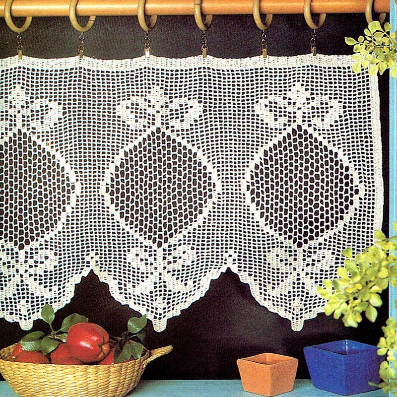 Crocheted Valance - Etsy