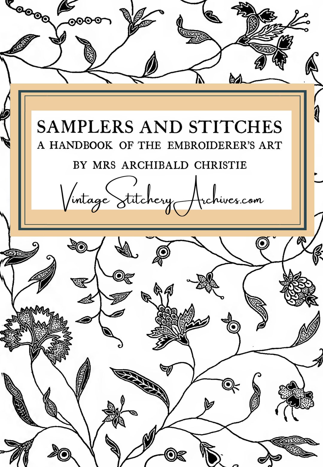 Antique "samplers and Stitches" Ebook PDF -- INSTANT Download -- A ...