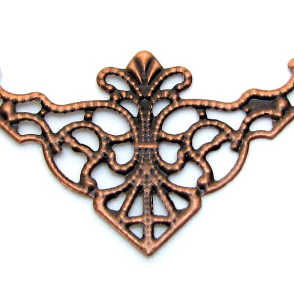 Copper Filigree - Etsy