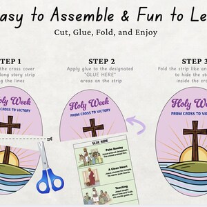 Holy Week Craft Printable Holy Week Activity for Kids Sunday School ...