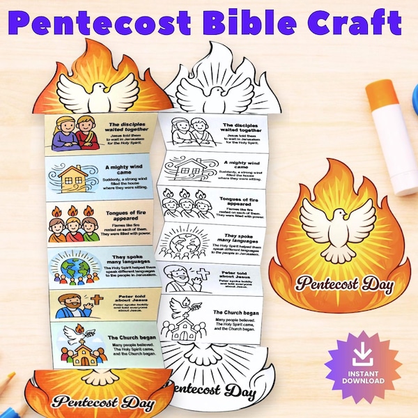 Pentecost Flame Craft - Etsy