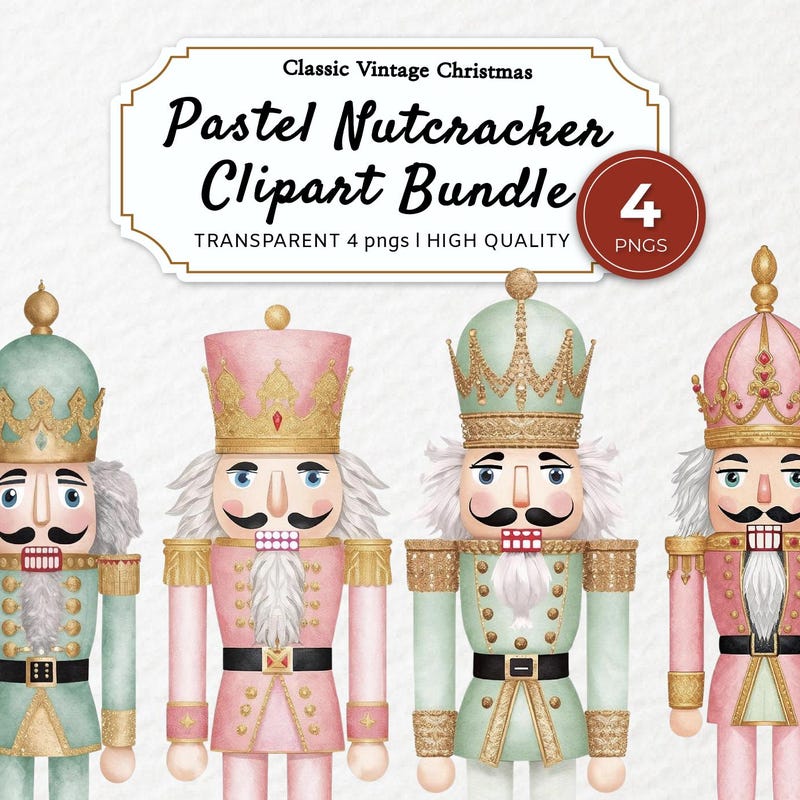 Nutcracker Clip Art Set - Etsy UK
