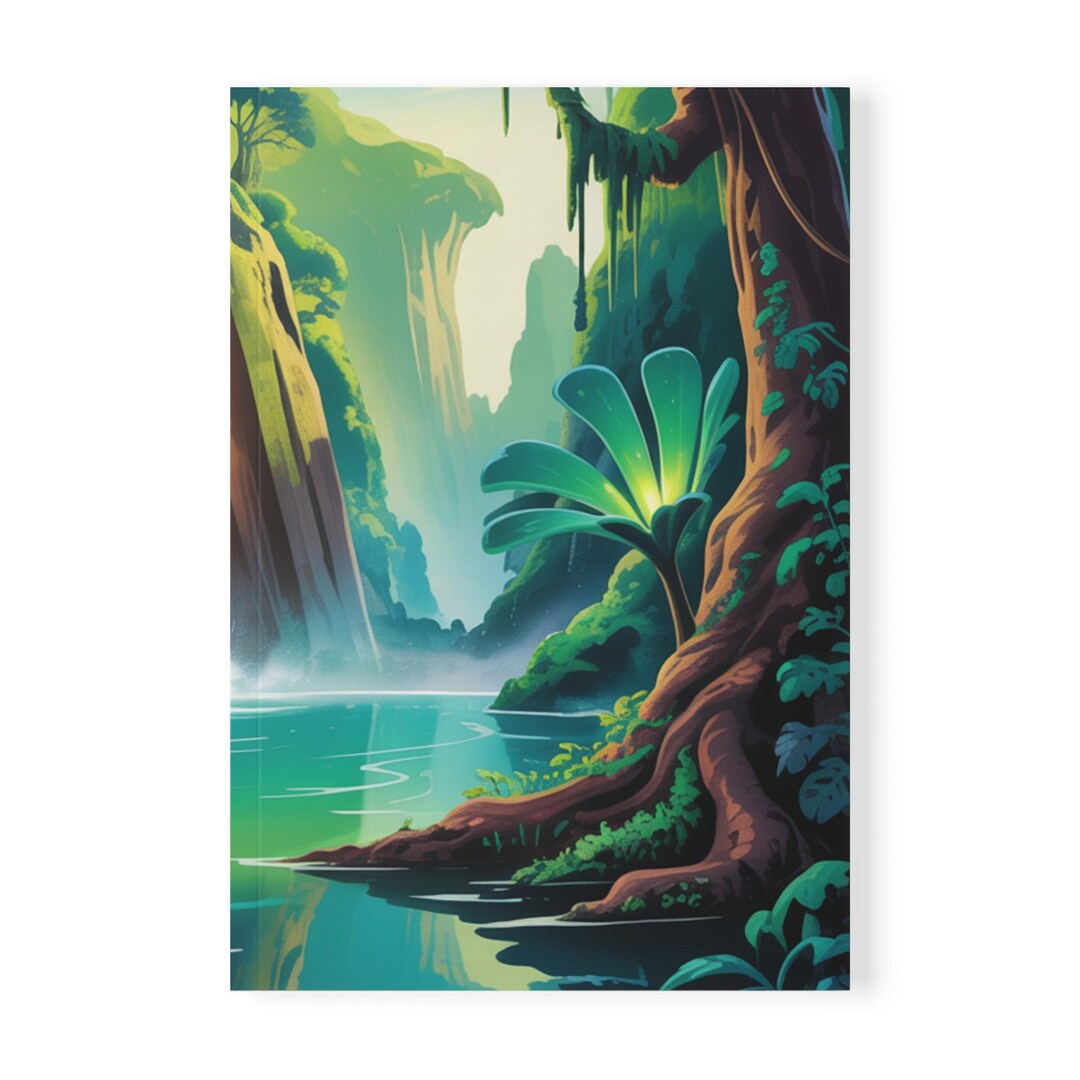 Rainforest Notebook: A5 Jungle Theme Journal, Botanical Lined Pages - Etsy