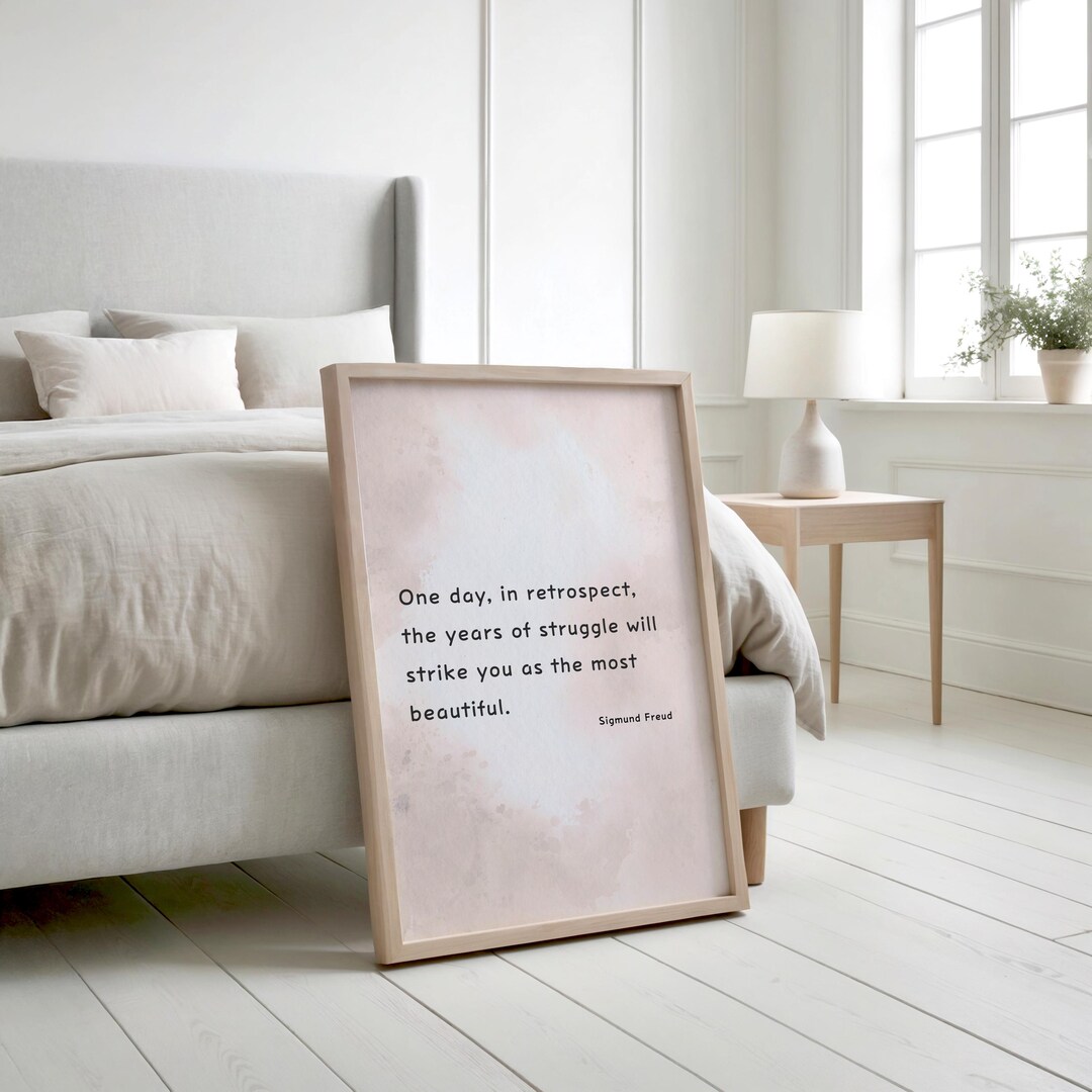 Freud Quote Print, Psychology Wall Art, Minimalist Neutral Poster ...