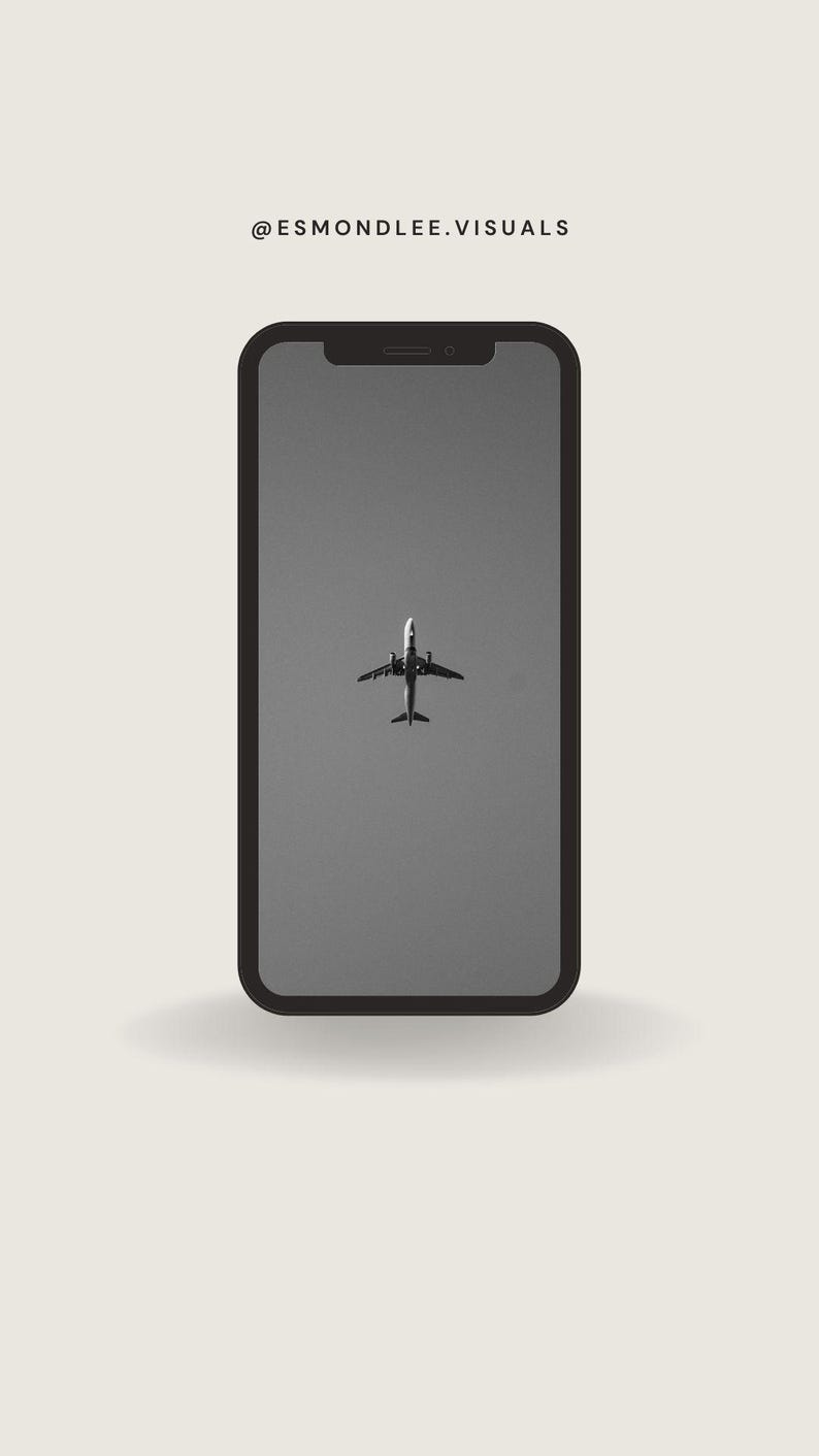 Airplane Wallpaper | Airplane Screensaver | Minimalist Aviation ...