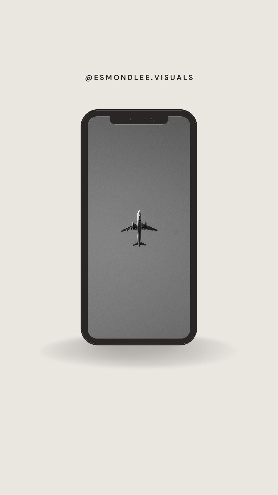 Airplane Wallpaper | Airplane Screensaver | Minimalist Aviation ...