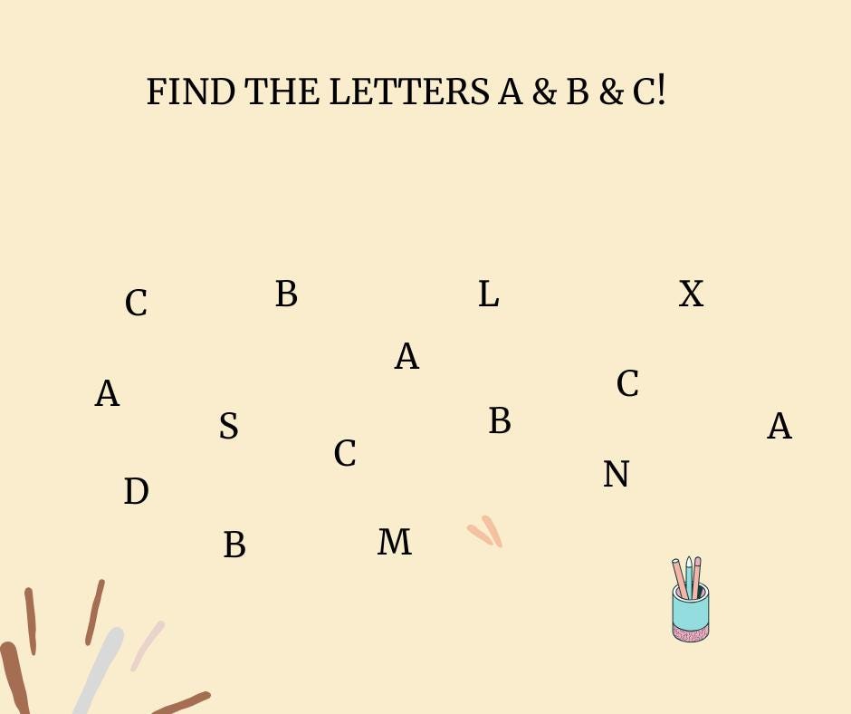 Fun Alphabet 10 Worksheets Printable Educational for Kids/ Letter ...