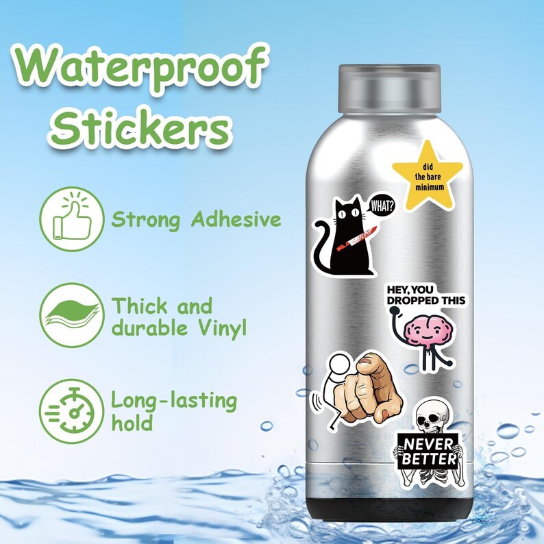 Funny Meme Stickers for Adults, 150pcs Sarcastic & Humorous Quote ...