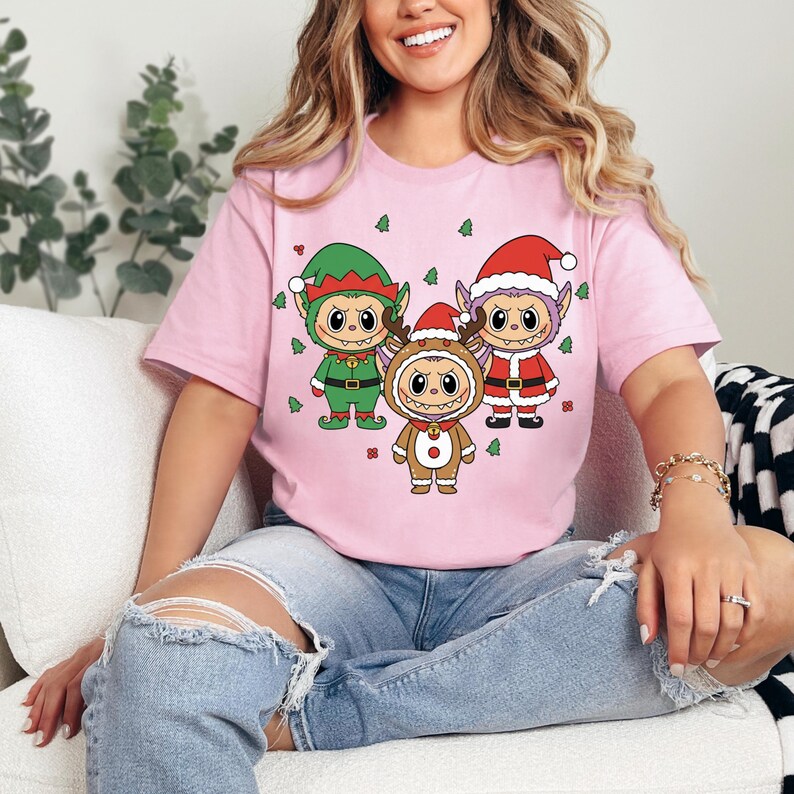 Labubu Christmas PNG Bundle, Labubu PNG Pack, Christmas Labubu PNG ...