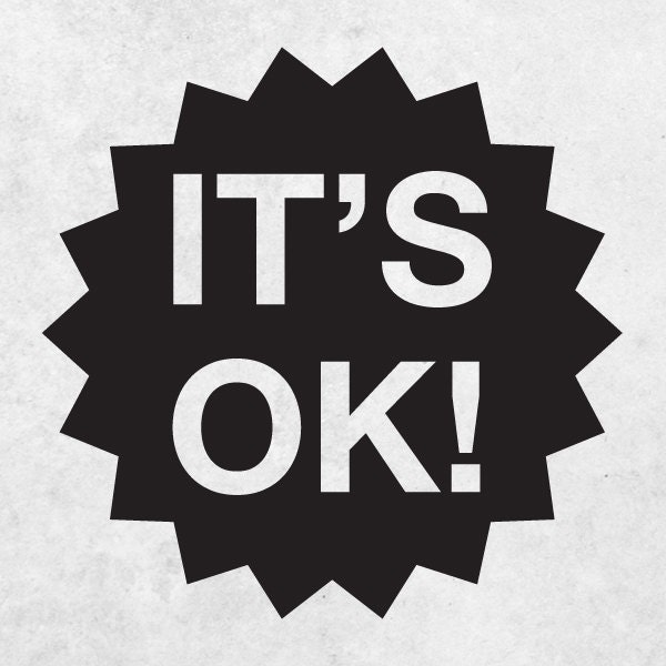 It's Ok Affirmation Vinyl Decal - Etsy