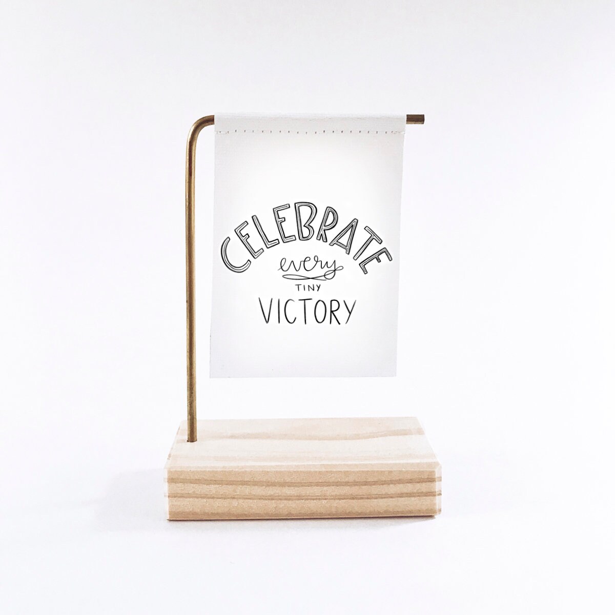 Celebrate Every Tiny Victory Standing Banner Canvas Print | Etsy