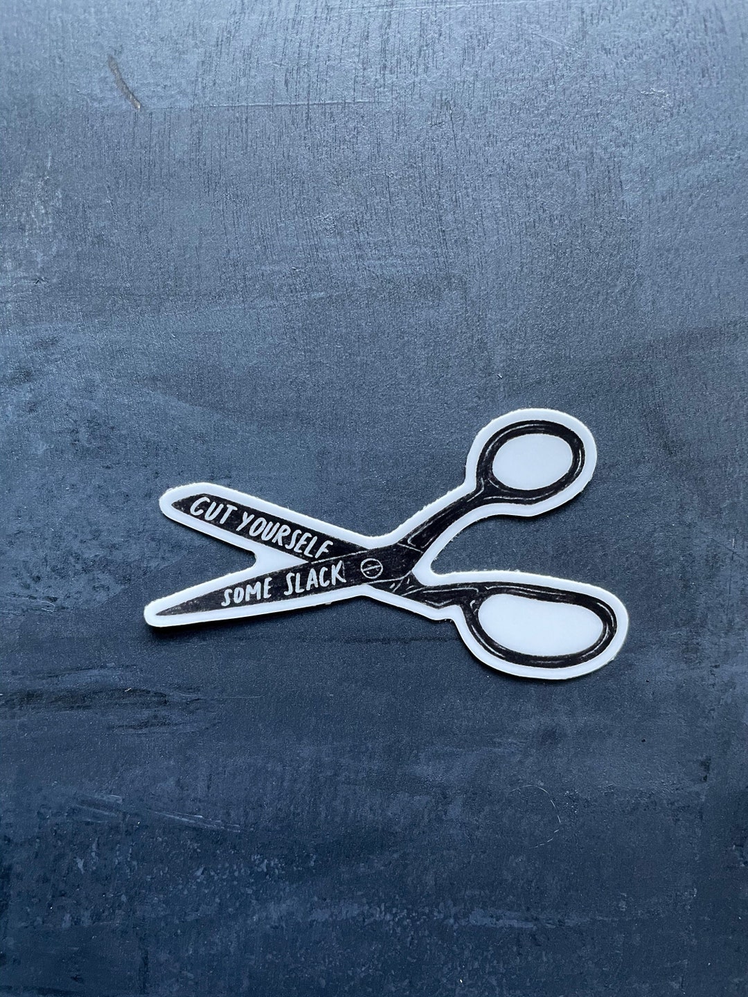 Cut Yourself Some Slack Sticker Vinyl Sticker Laptop Decal Compass ...