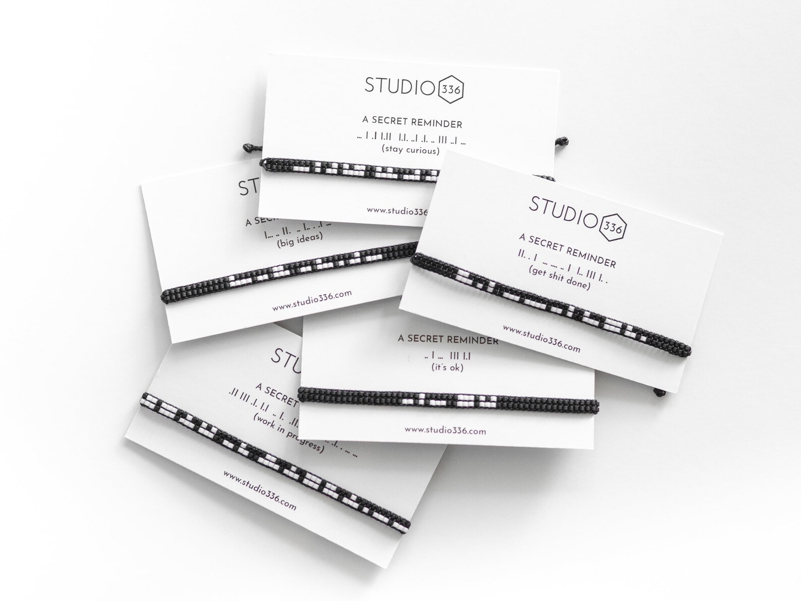 Work in Progress Secret Reminder Bracelet Beaded Bracelet - Etsy