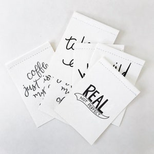 Real Not Perfect Standing Banner Canvas Print Tiny Art Mini Print Wood ...