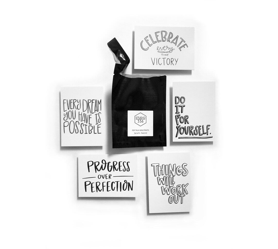 Pep Talk Mini Print Pack 2 Surprise Packs, Trading Cards, Blind Bag ...