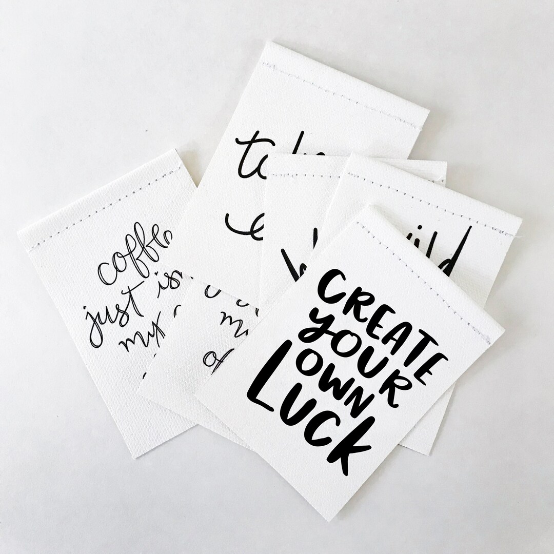 Create Your Own Luck Standing Banner Canvas Print Tiny Art Mini Print ...