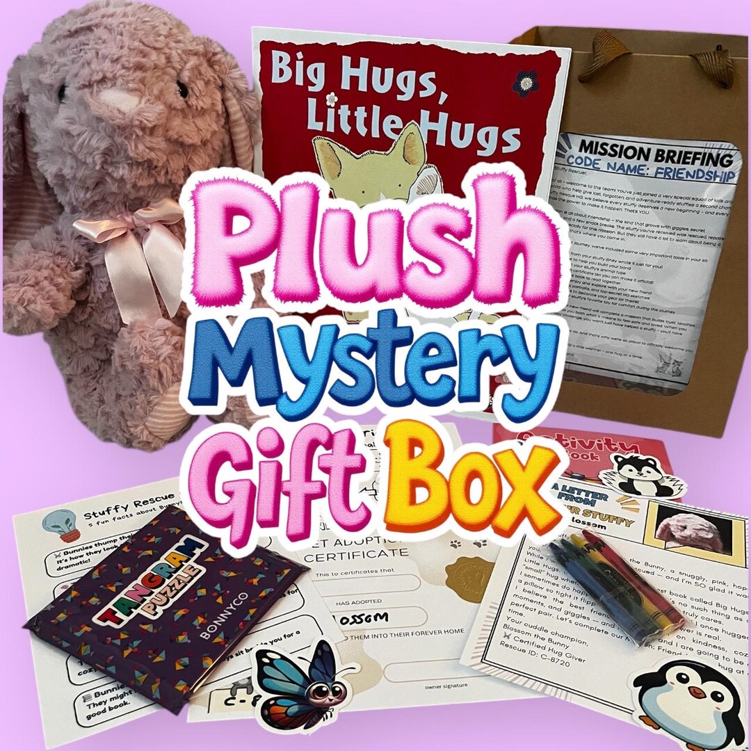 Mystery Plush, Rescue Activity Box - 10-12 In. Plush Toy, Activities ...
