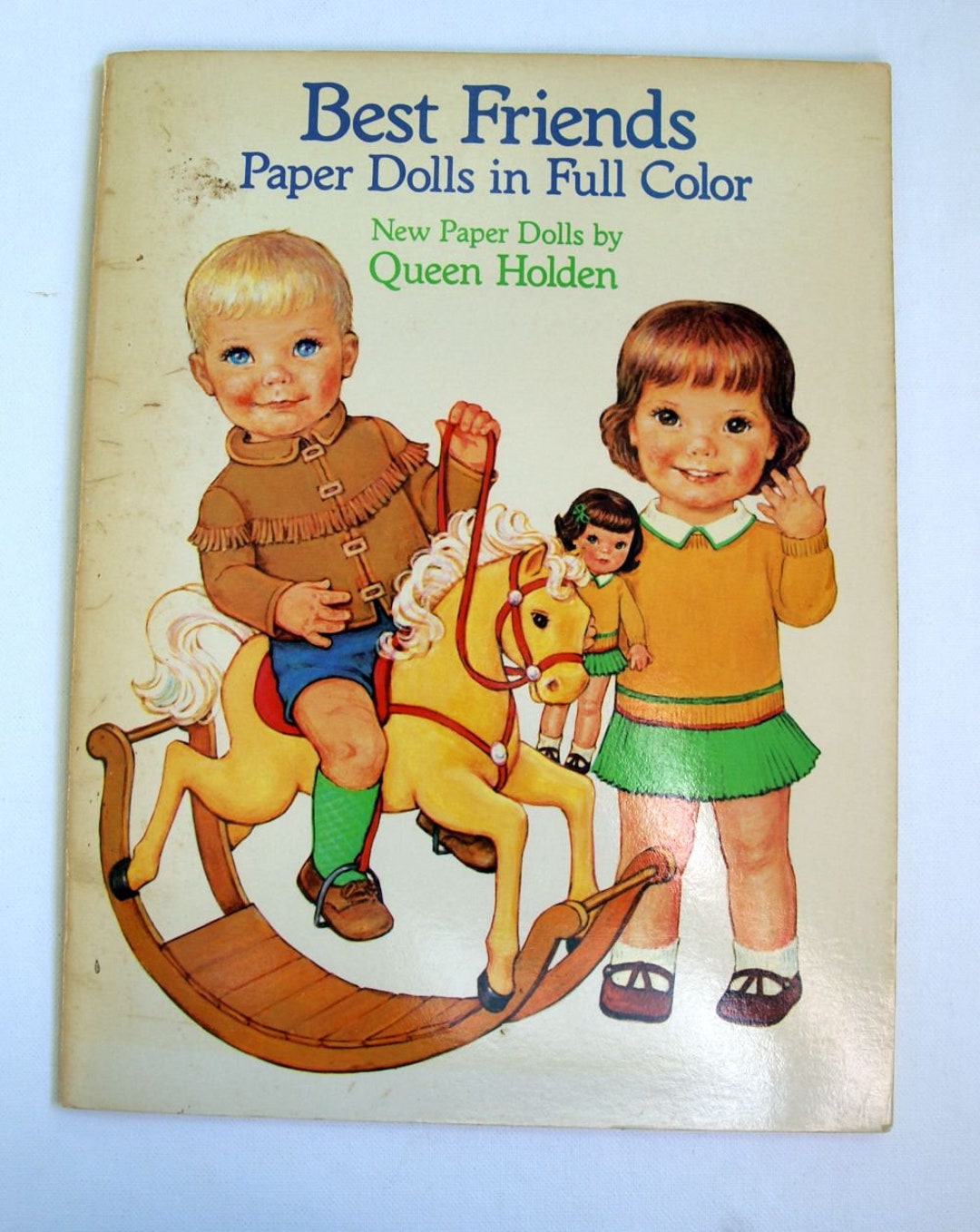 Vintage Best Friends Paper Dolls in Full Color Book, by Queen Holden ...