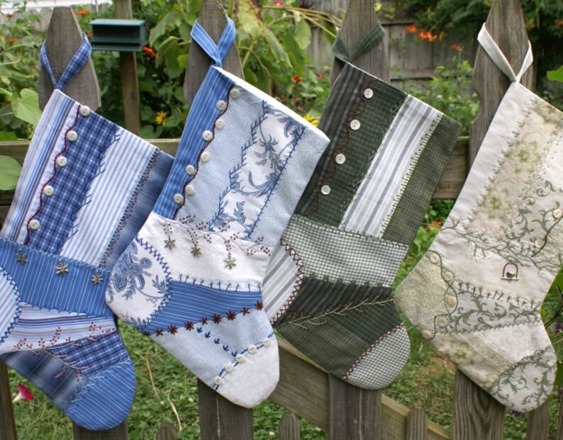 Heirloom Quality Crazy Quilt Patchwork Christmas Stocking - Etsy