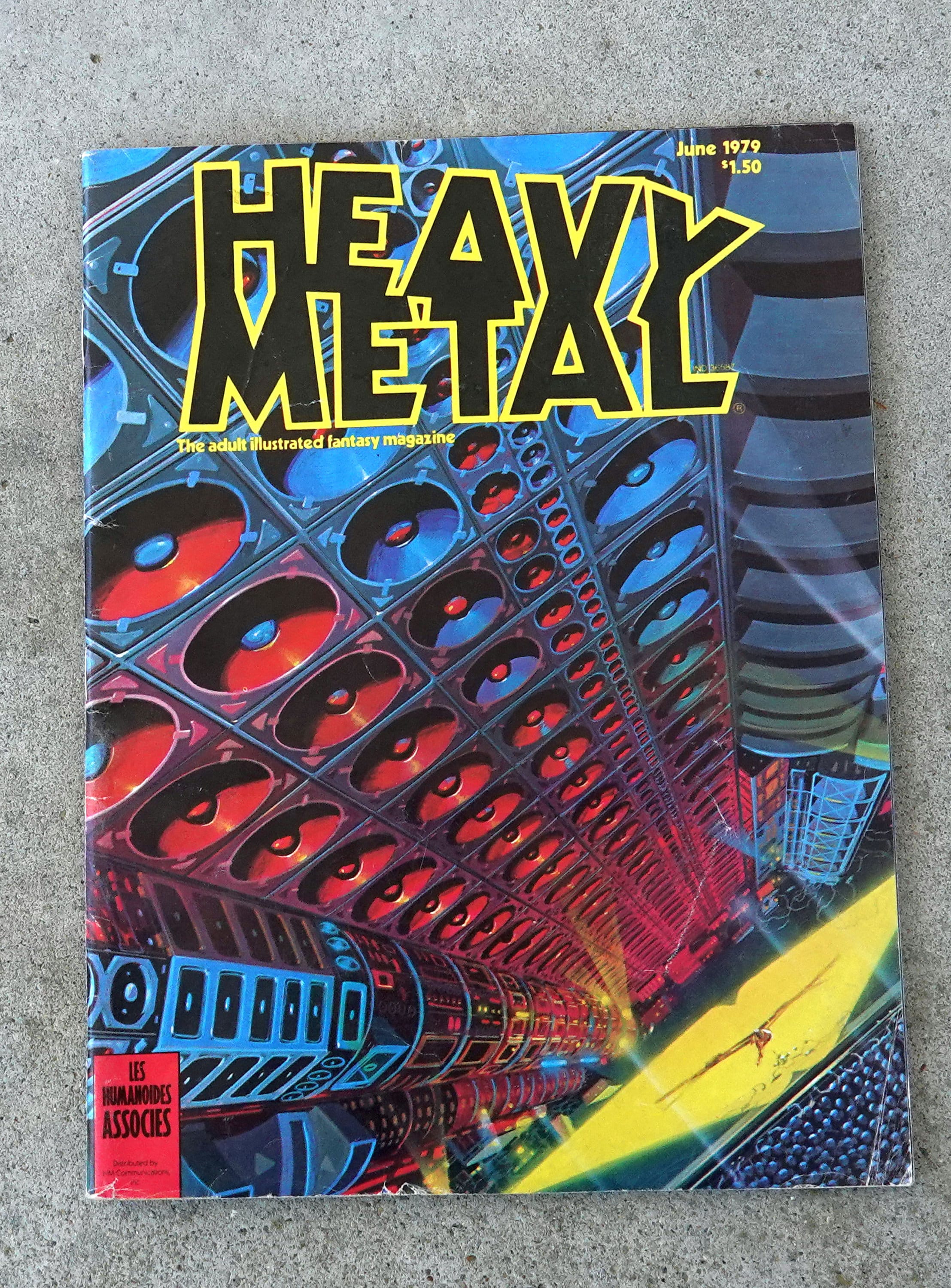 Vintage HEAVY METAL Art Magazine the Adult Illustrated Fantasy Magazine ...