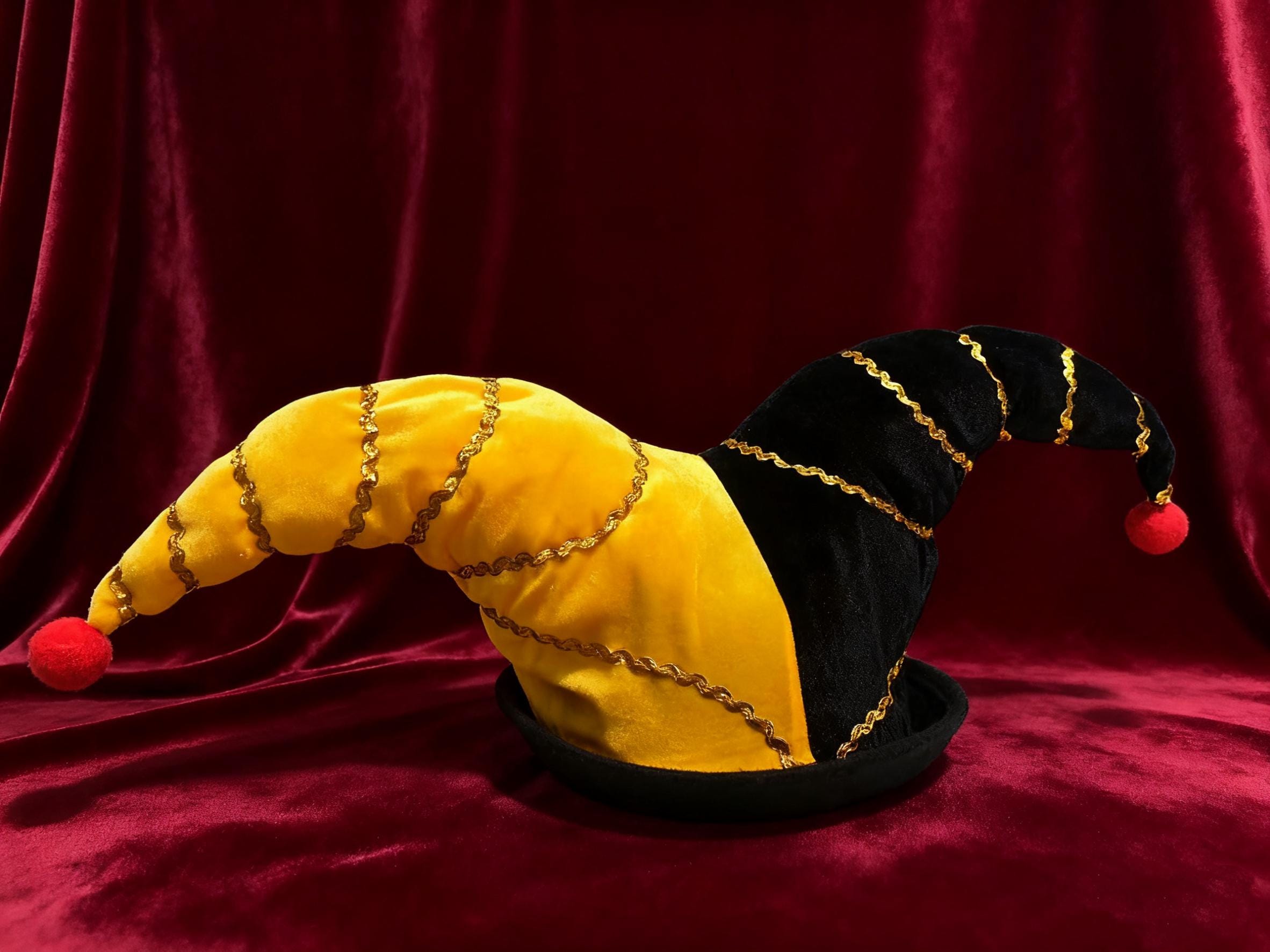 Velvet Jester Hats | Halloween Costume Accessory, Medieval Renaissance ...