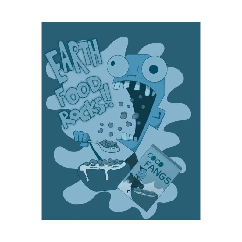 Invader Zim , Poster, Alien, Earth Food Rocks,unique Home Aesthetic ...