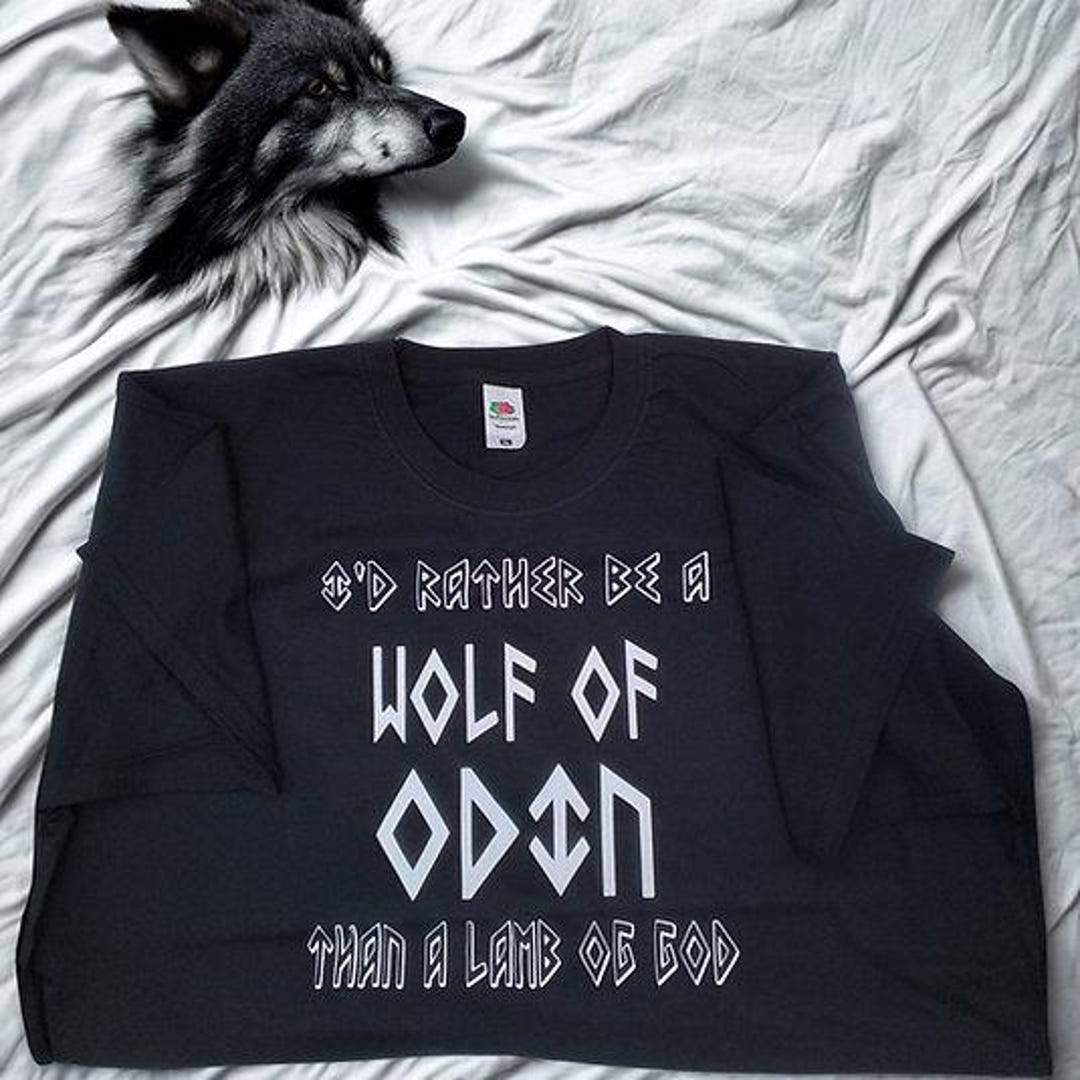 Wolf of Odin T-shirt - Etsy