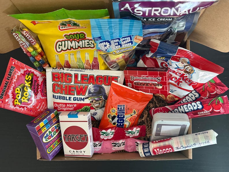 Retro Gamer Candy Box | Nostalgic Candy Gift | Childhood Classics ...